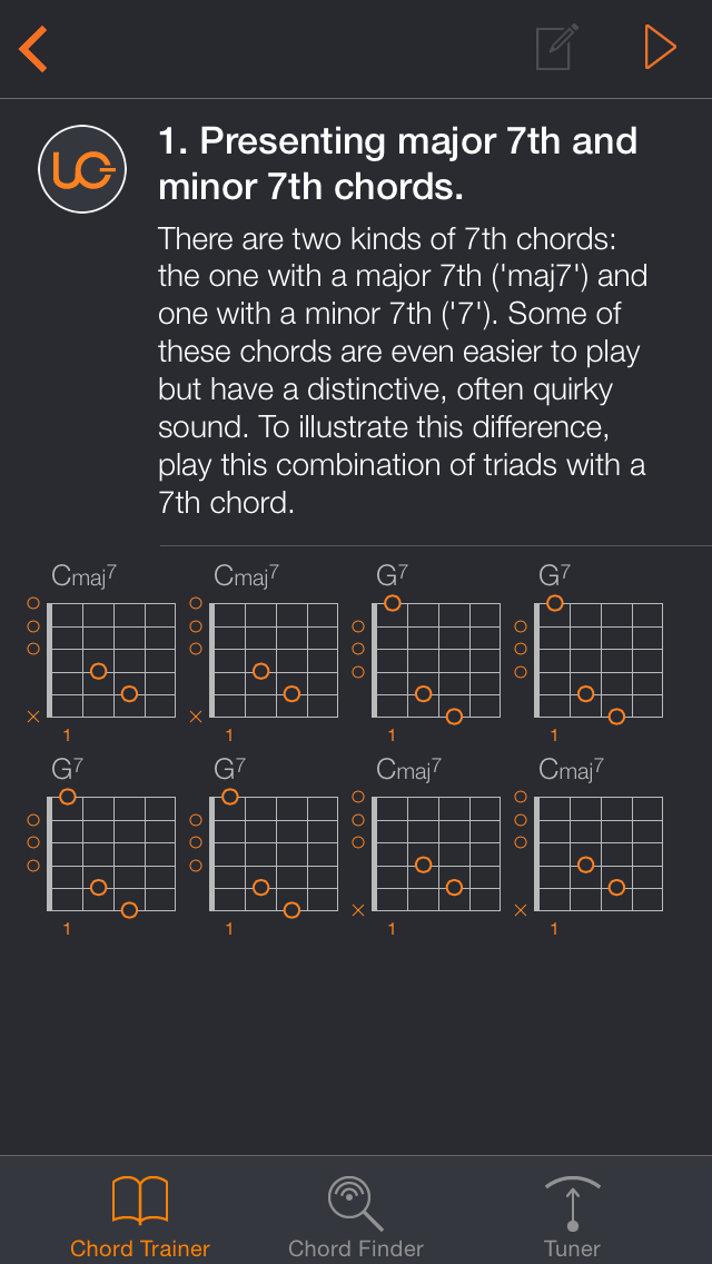 Your Personal Guitar Chord Trainer – Uberchord App